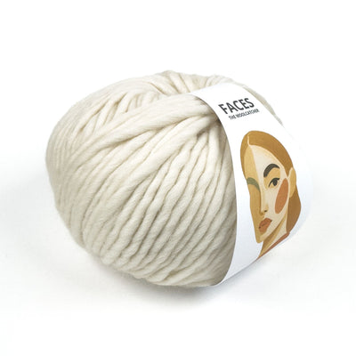 FACES Ivory – 100% Peruvian Wool, 200g / 100m | The Woolcatcher