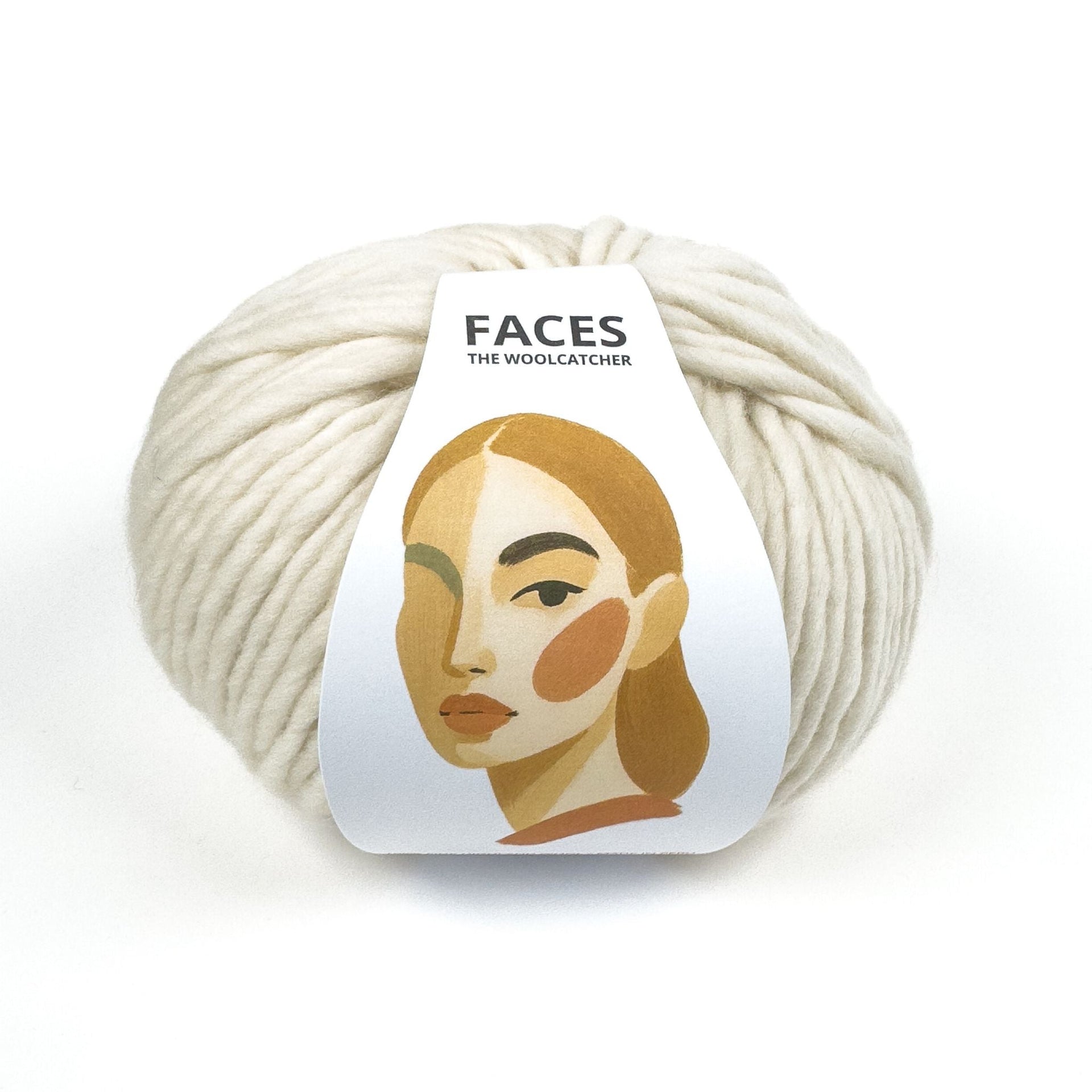 FACES Ivory – 100% Peruvian Wool, 200g / 100m | The Woolcatcher