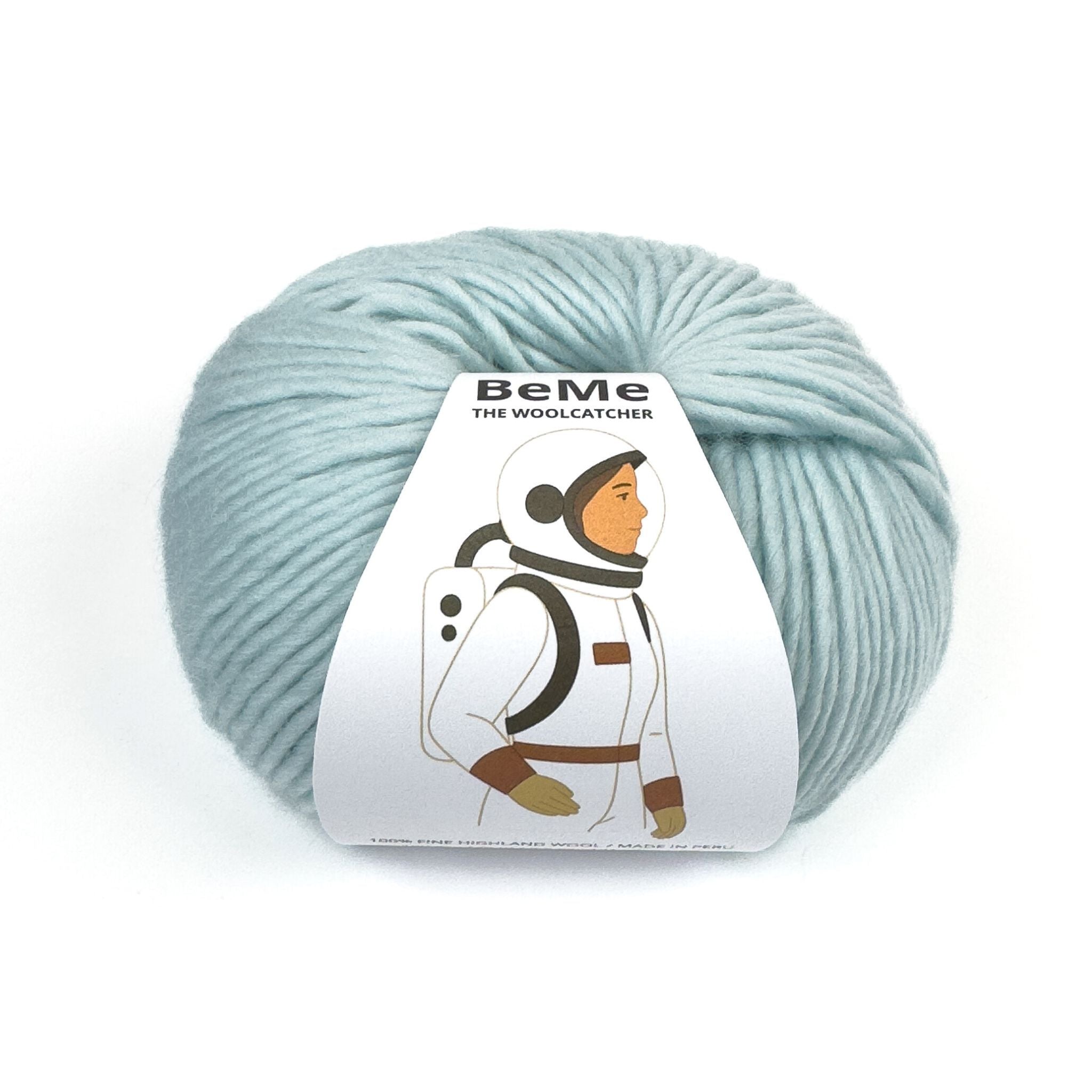 BeMe Sky Blue - 100% Peruvian Highland Wool, 100 g / 120 m| The Woolcatcher